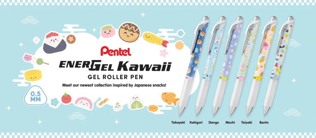Kawaii ‘Takoyaki’ Pentel EnerGel | Giraffe Gifts